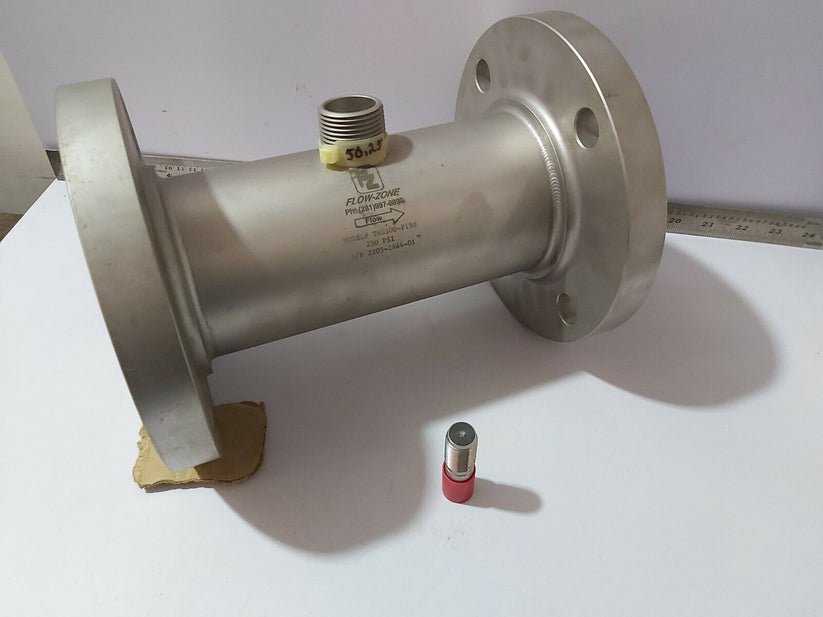 FLOW ZONE TM0300-F150 FLOW METER 230-PSI TM0300150 TURBINE FLOW SENSOR ...