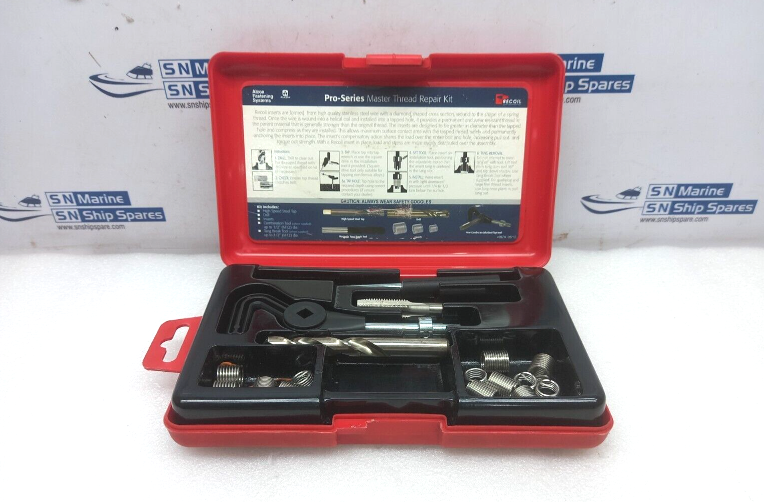 Recoil 35106 PRO-Series Master Thread Repair Kit Size: M10-1.5 – S N Marine