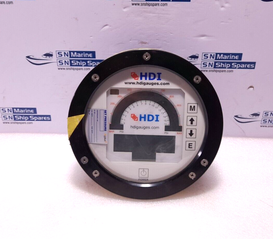HDI 20S7A000000000AA Pressure Gauge 0-16 kPSI 0-1100 Bar – S N Marine