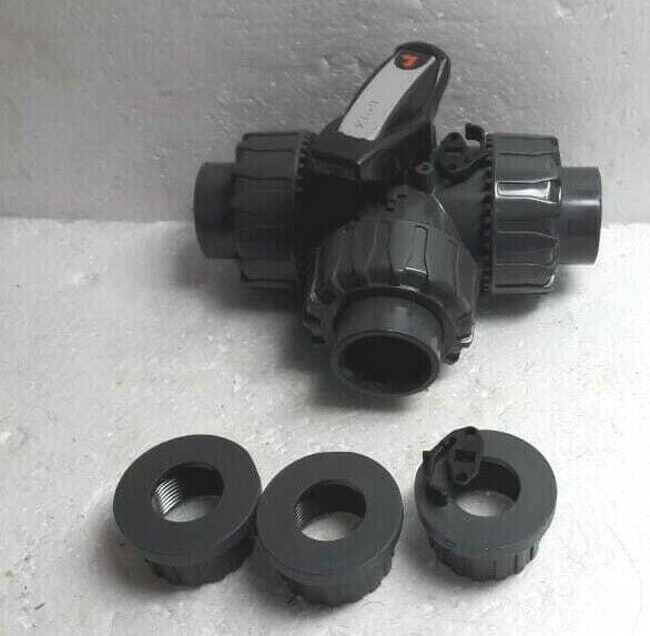 Severn Trent 55537 3-Way Ball Valve 1Inch PVC TKD Dual Block – S N Marine