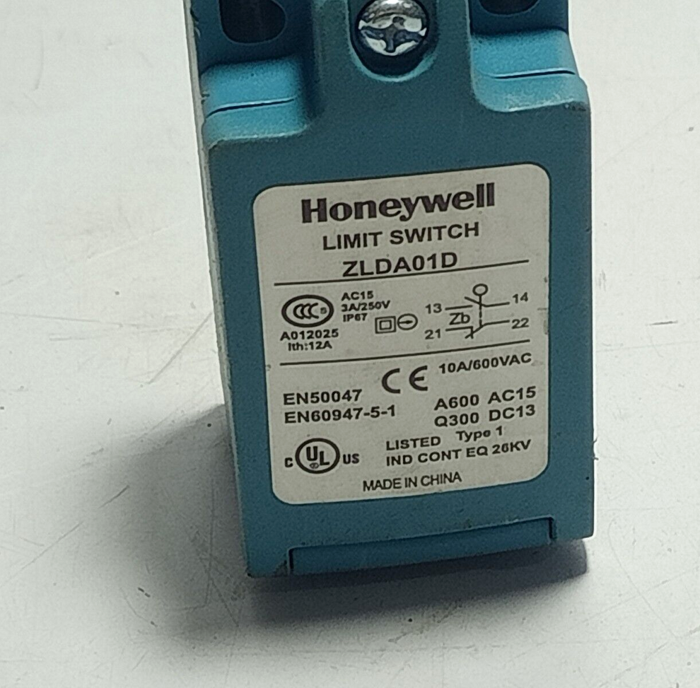Honeywell ZLDA01D Limit Switch / 10A 600VAC / A600 AC15 / Q300 DC13 ...