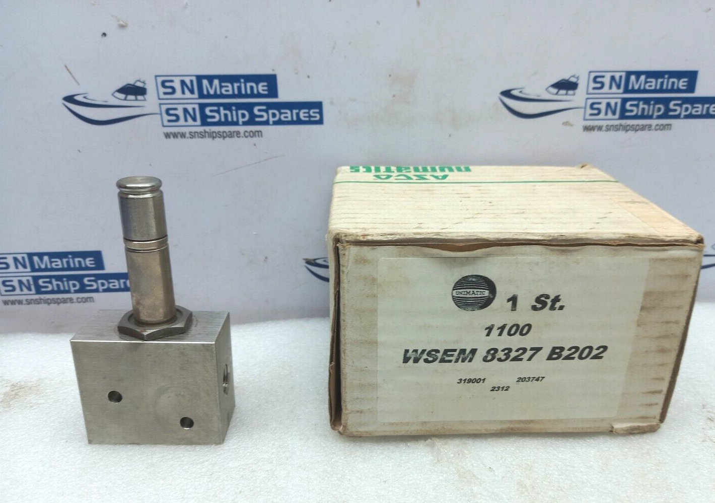 Asco WSEM 8327 B202 Solenoid Valve For Dump Valve 29-LV-5021 – S N Marine