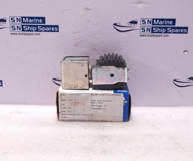 Sporlan MKC-2 Solenoid Coil 24V 50-60 Cy 15W MKC2 311710 – S N Marine