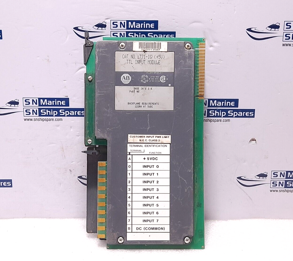 Allen Bradley 1771-IG (+5V) TTL Input Module – S N Marine