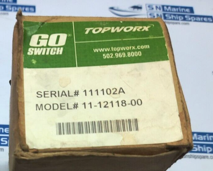 Topworx 11-12118-00 Lever-Less Limit Switch 10A 120Vac 3A 24Vdc – S N ...