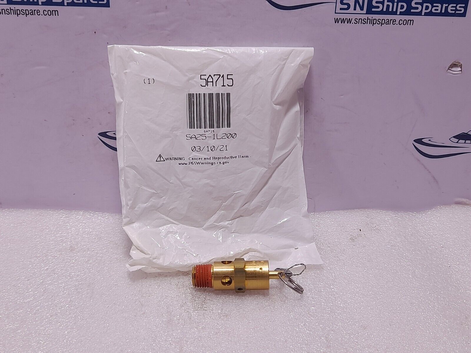 Control Device SA25-1L200 Safety Valve 1/4IN 200PSI SA715 – S N Marine