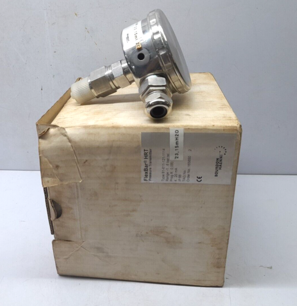 Bourdon Haenni 81-611-121-1114 FlexBar HRT Pressure Transmitter – S N ...