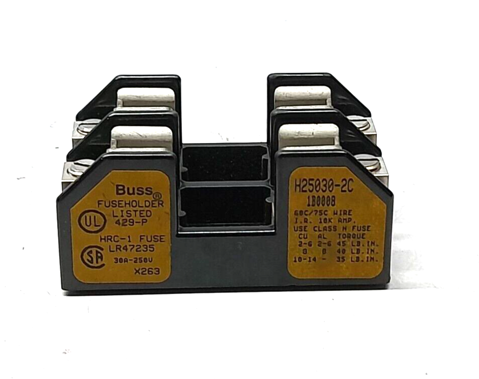 Buss H25030-2C Fuse Holder For HRC-1 Fuse – S N Marine