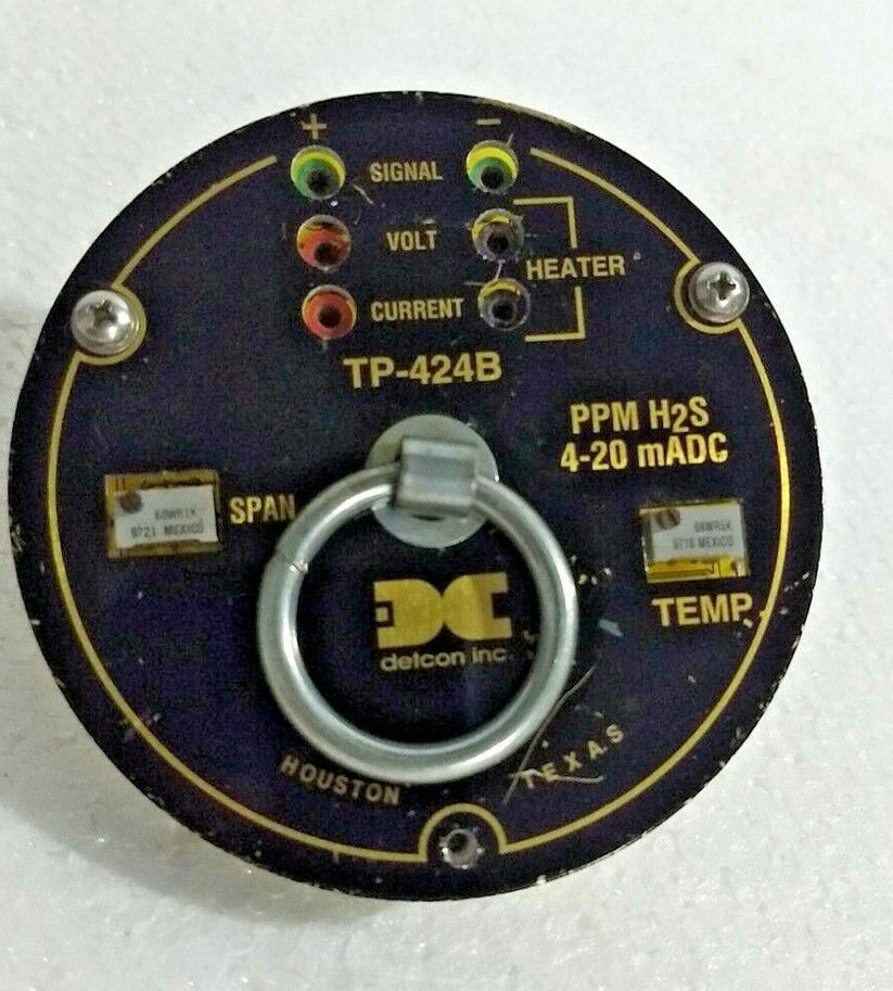 Detcon TP-424B PPM H2S 4-20 mADC Monitoring Sensor – S N Marine