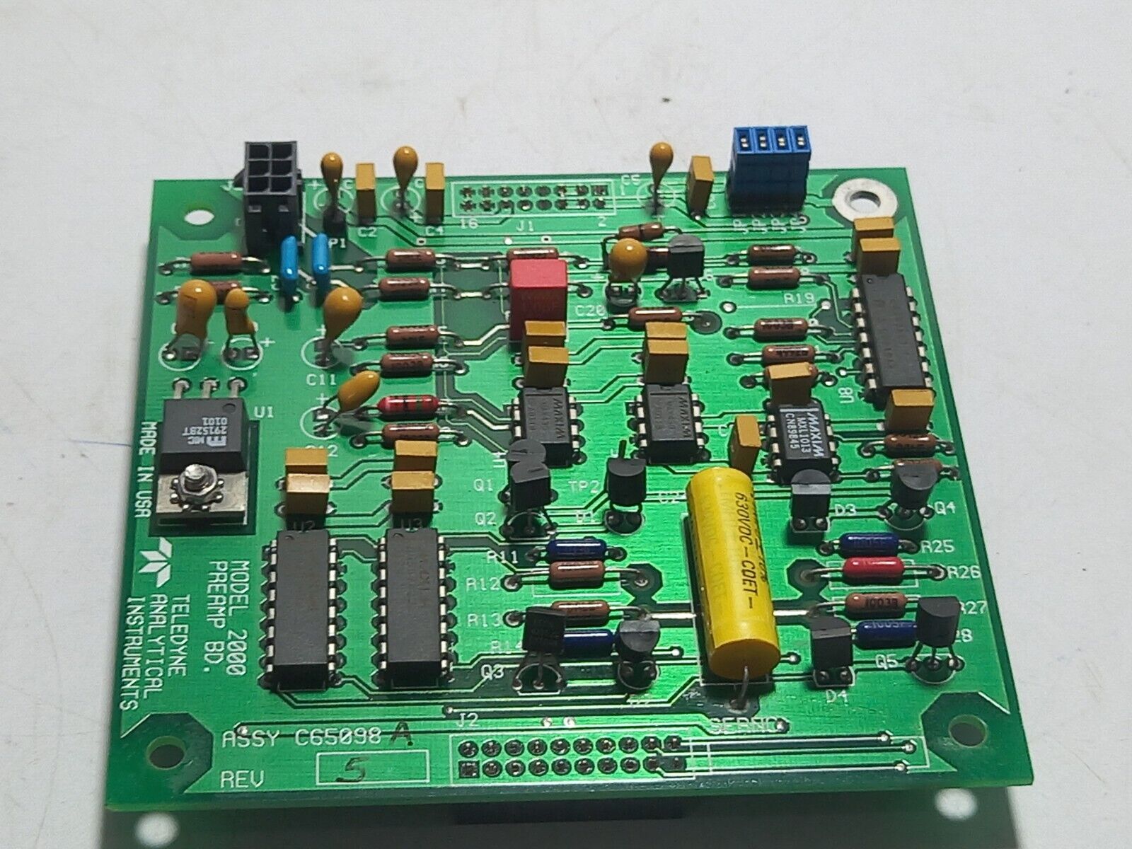 Teledyne analytical instruments ASSY C65098 PCB Rev 5 / ASSY C65099 PC ...