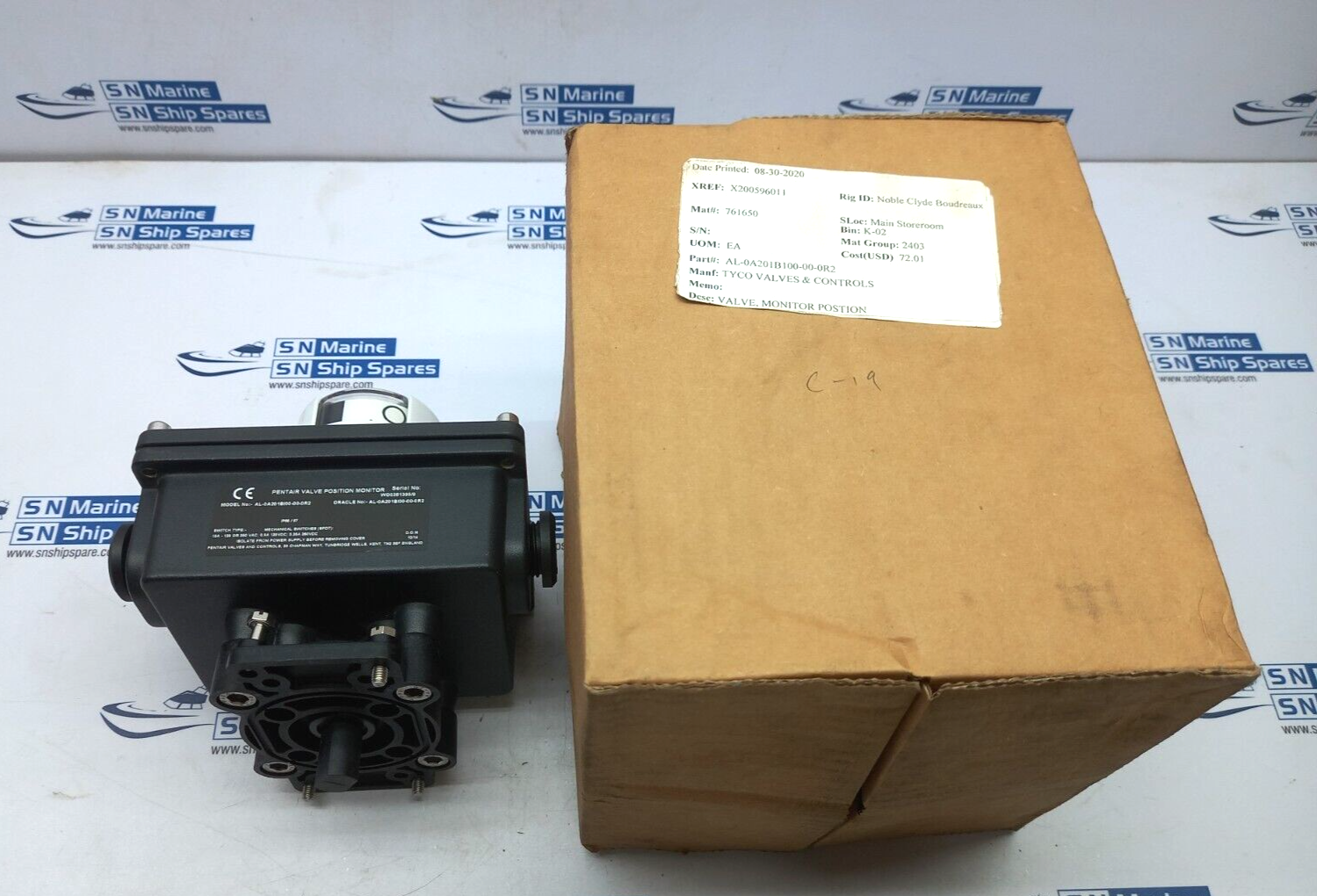 Tyco AL-0A201BI00-00-0R2 Position Monitor Valve – S N Marine