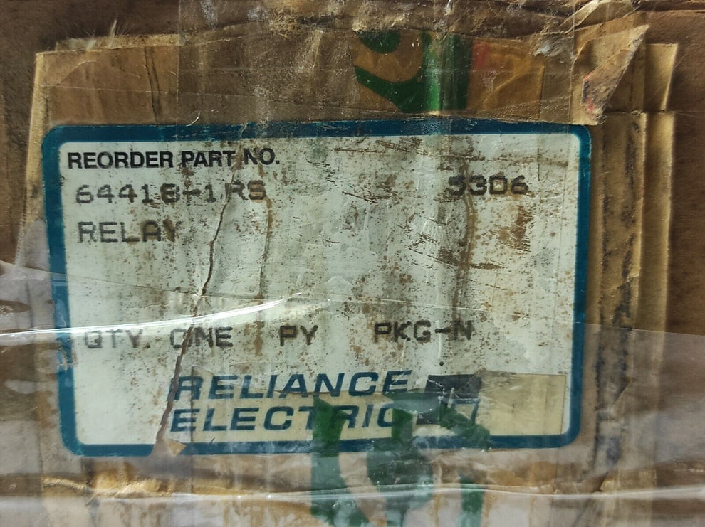Reliance Electric 64418-1RS Relay 644181RS Joslyn Clark 146-800 – S N ...
