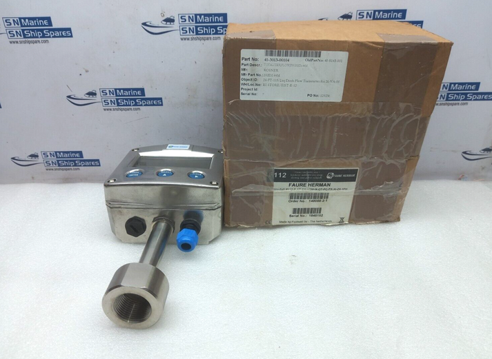 Faure Herman F 112-P-AP-CX-HSM-IX-OT-PC-PX-XI-ZX-1FH Flow Rate Indicat ...