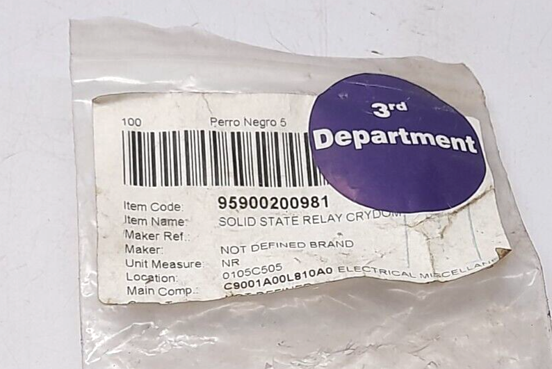 Crydom A2425 Solid State Relay – S N Marine