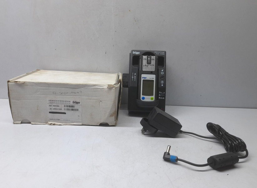 Drager GS-1258 Multi Gas Detector / X-AM-5000 / Lademodul 8318639 Char ...