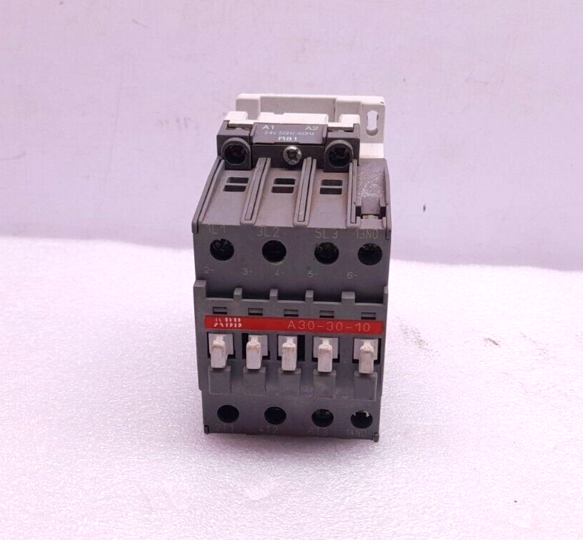 ABB A30-30-10 Contactor R81 Coil 24V 50-60Hz A30 U1 1000V~ Ith 65A – S ...