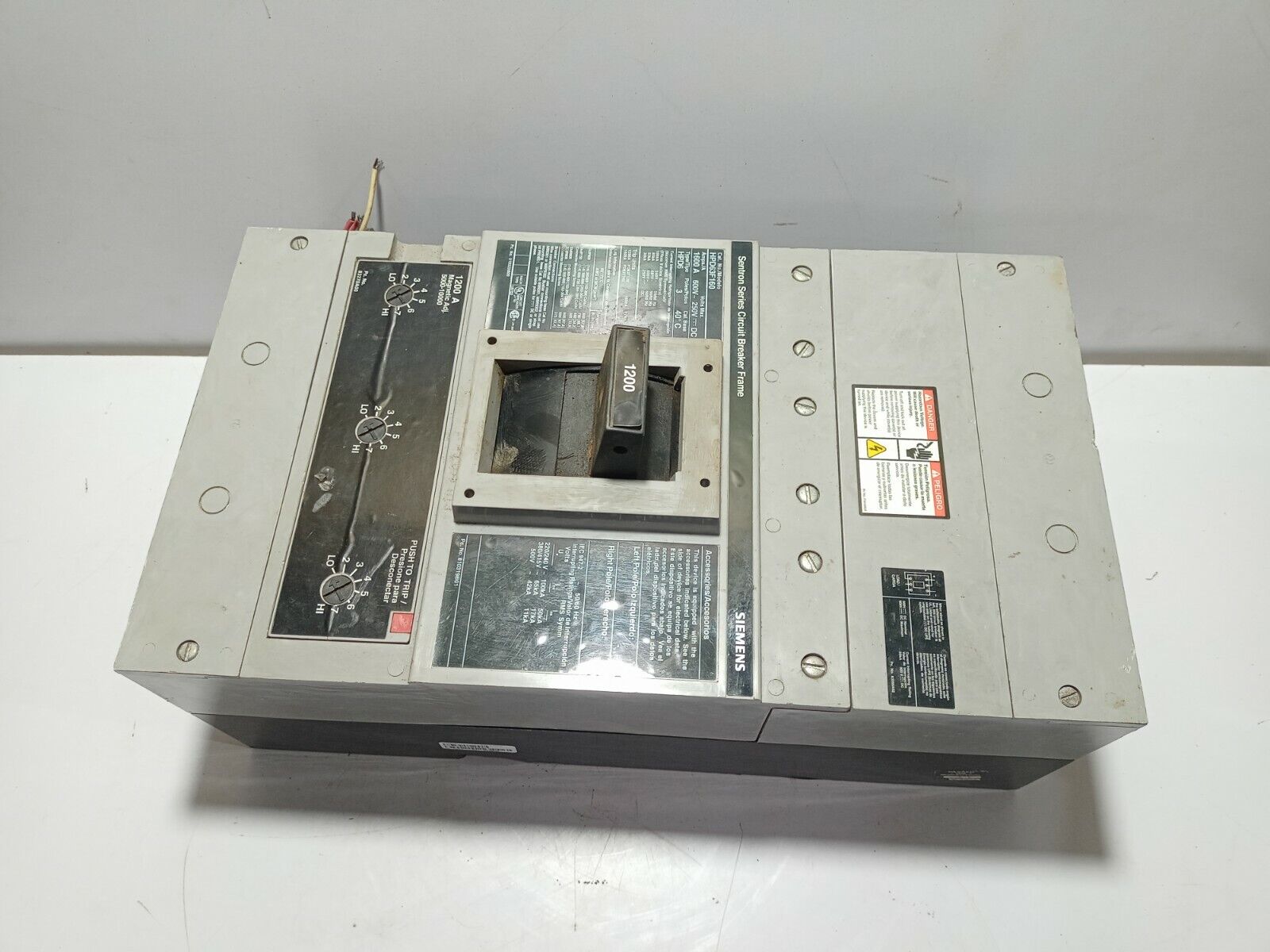 Siemens HPD63F160 Sentron Series Circuit Breaker 1200A – S N Marine