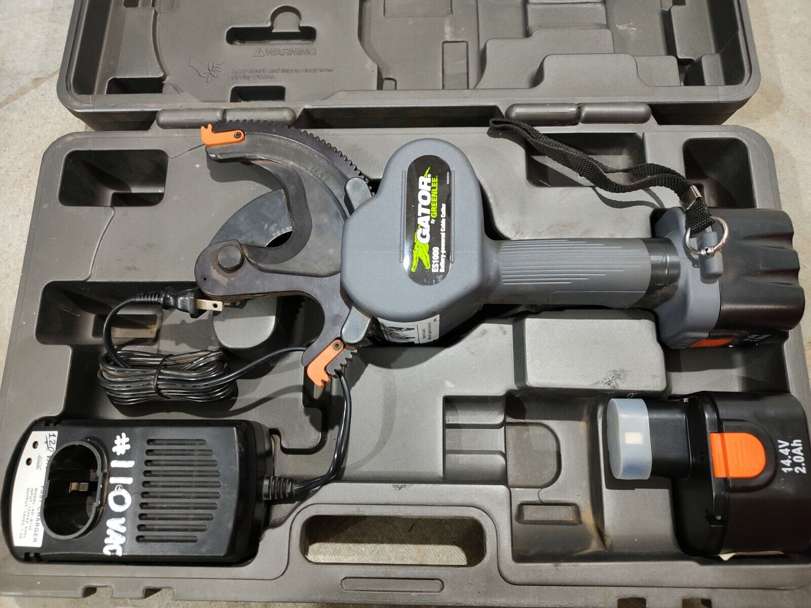 Greenlee ES1000 Gator Battery-Powered Cable Cutter – S N Marine