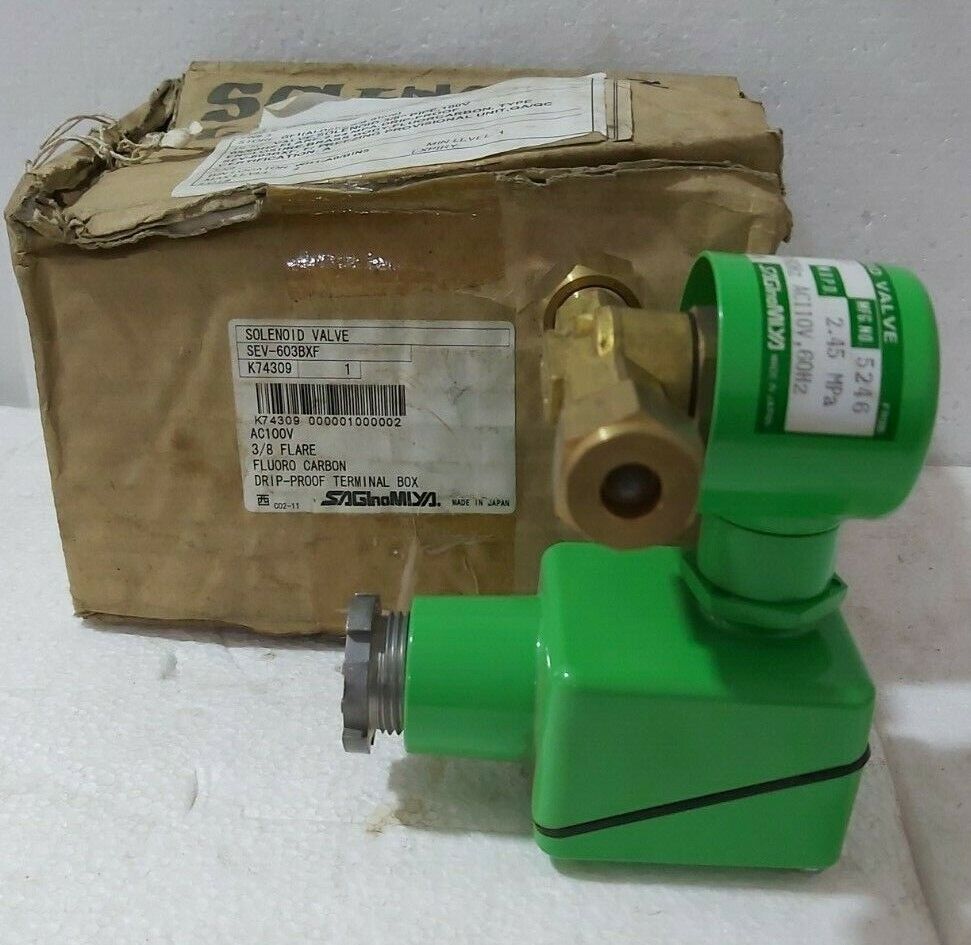SAGINOMIYA SEV-603BXF SOLENOID VALVE – S N Marine