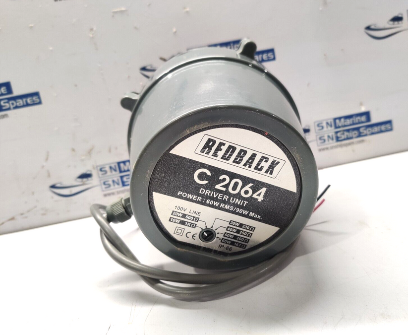 REDBACK C-2064 Driver Unit With 100V Line Transformer 60Watts Power: 6 ...