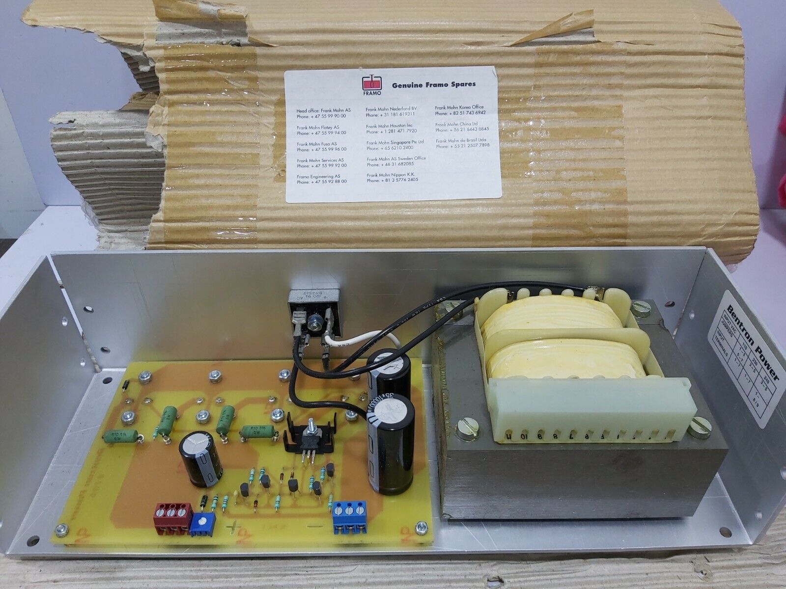 FRANK MOHN FRAMO POWER SUPPLY A2221 – S N Marine