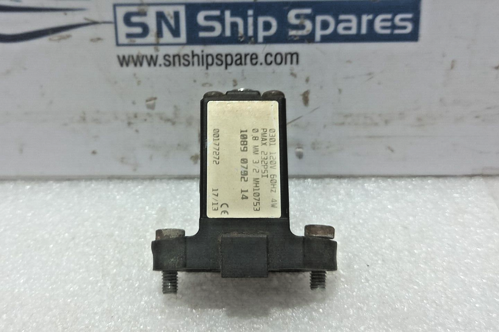 1089 0702 14 Solenoid Valve 120V 60Hz 4W 232 PSI Pmax 232Psi – S N Marine