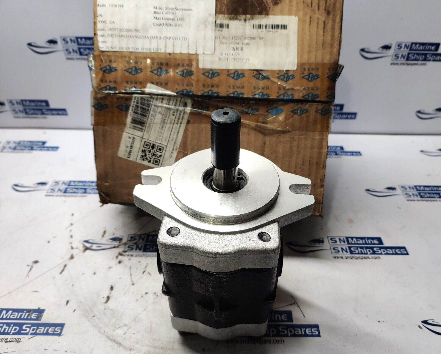 DSG05C16F9H9 Hydraulic Gear Pump Zhejiang JS207-632000-700 – S N Marine