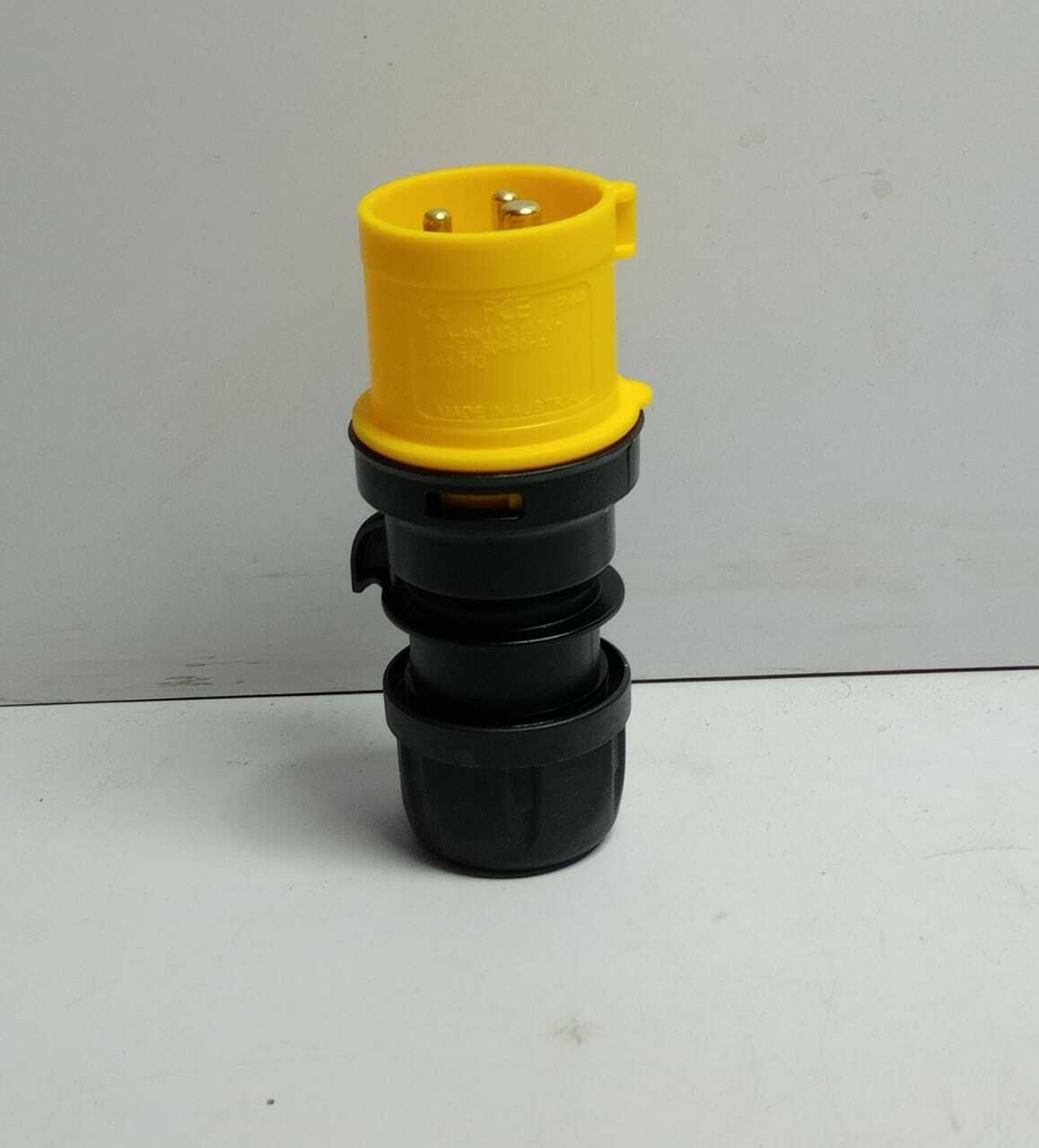 PCE 013 2P+E Connector Plug 16A-4h/110-130V~ 50/60Hz – S N Marine