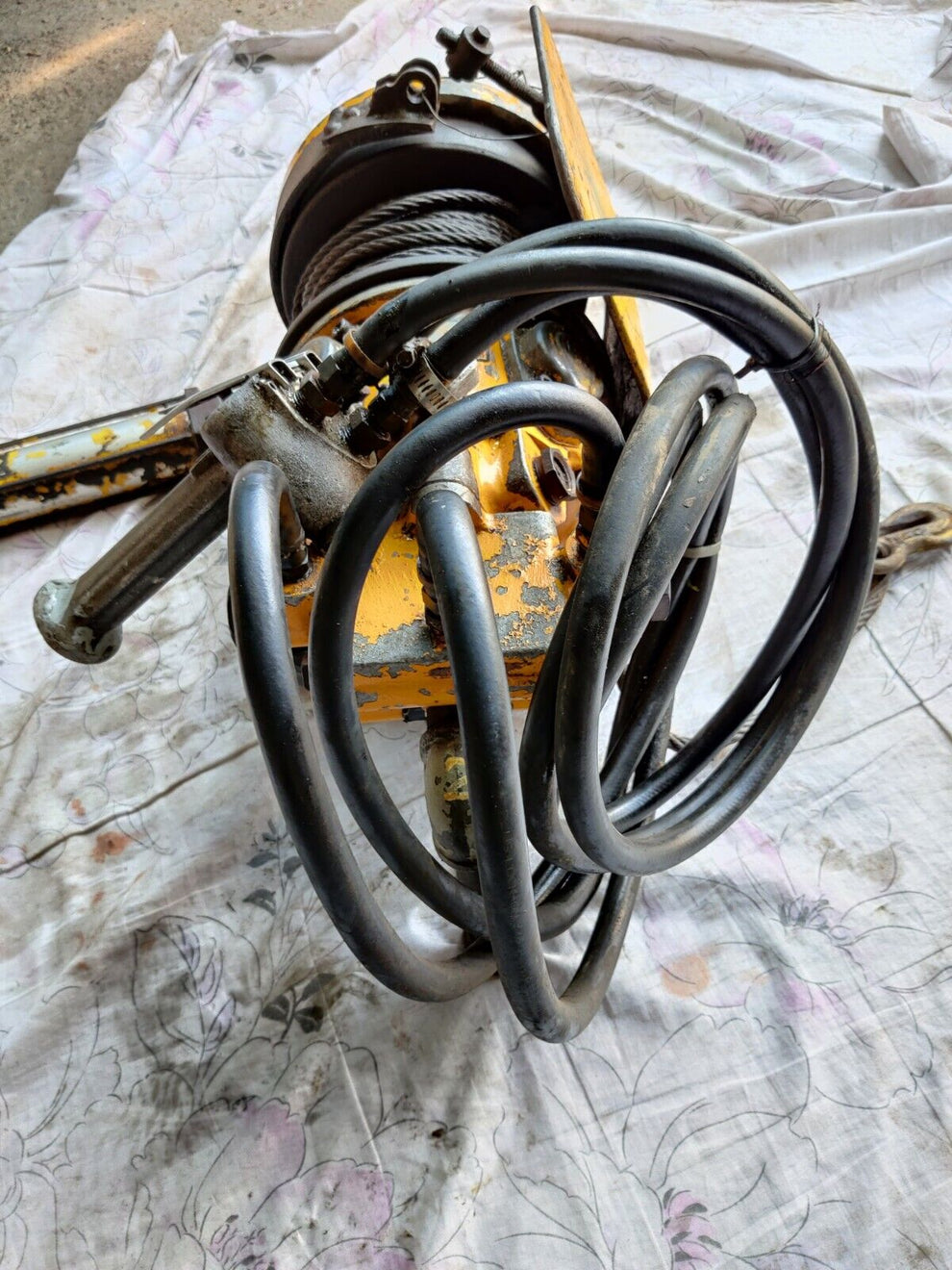 INGERSOLL RAND AIR WINCH BU7APTAB-20 AIR TUGGER WINCH 1000 LB – S N Marine