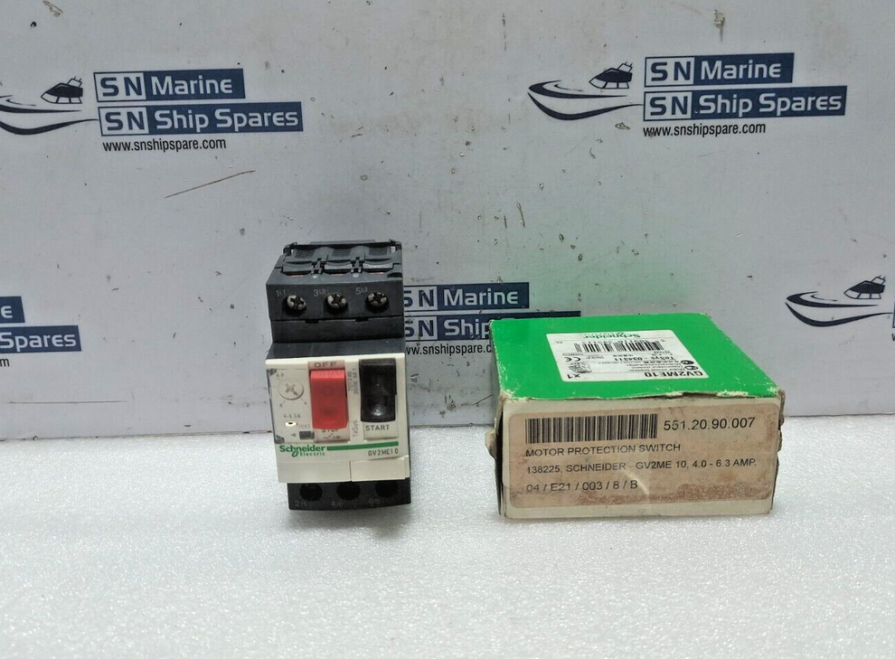 Schneider Electric GV2ME10 Motor Circuit Breaker 4-6,3A – S N Marine