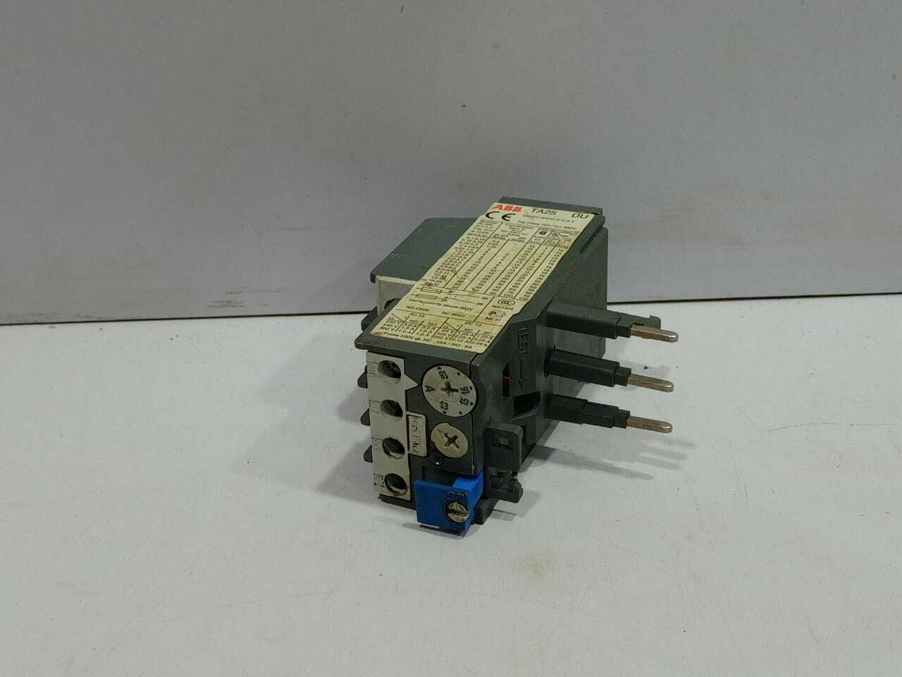 ABB TA25 Overload Relay TA25 DU Trip Class 10A Ui 690V 13-18A – S N Marine