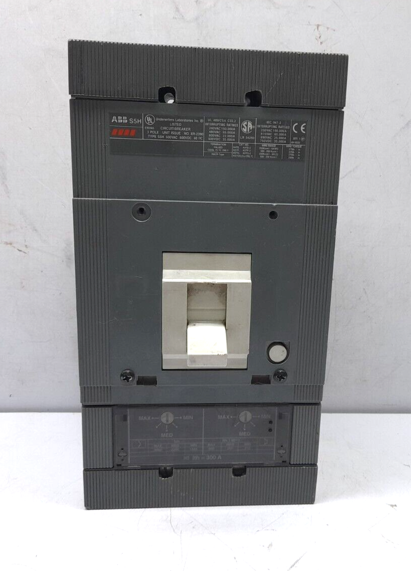 ABB S5H Circuit Breaker 300A 3P 600VAC 600VDC – S N Marine
