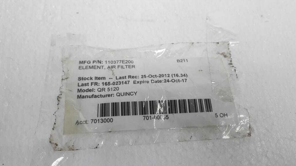 Quincy 110377E200 Air Filter Element – S N Marine