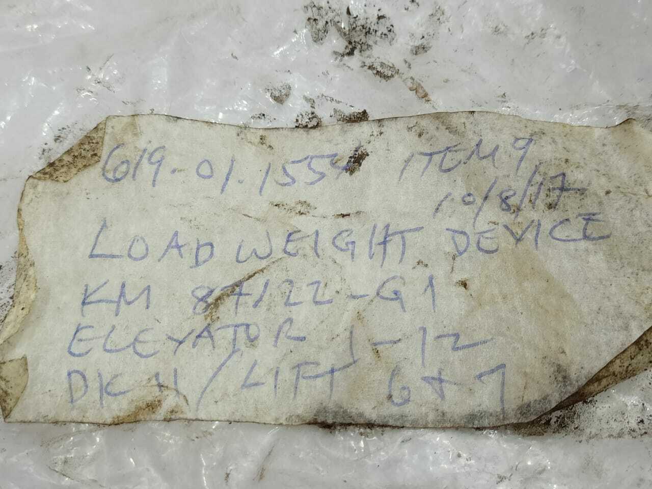 Kone KM87122G01 Load Weight Device 066-KM87122G01 – S N Marine