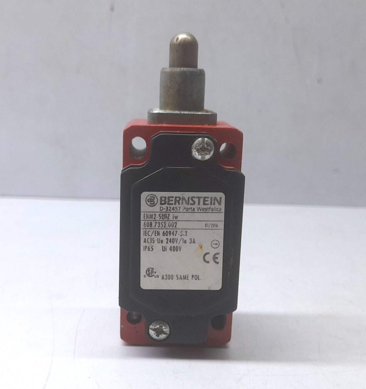 Bernstein ENM2-SU1Z iw Limit Switch 608.7352.002 Ue 240V Ie 3A Ui 400V ...