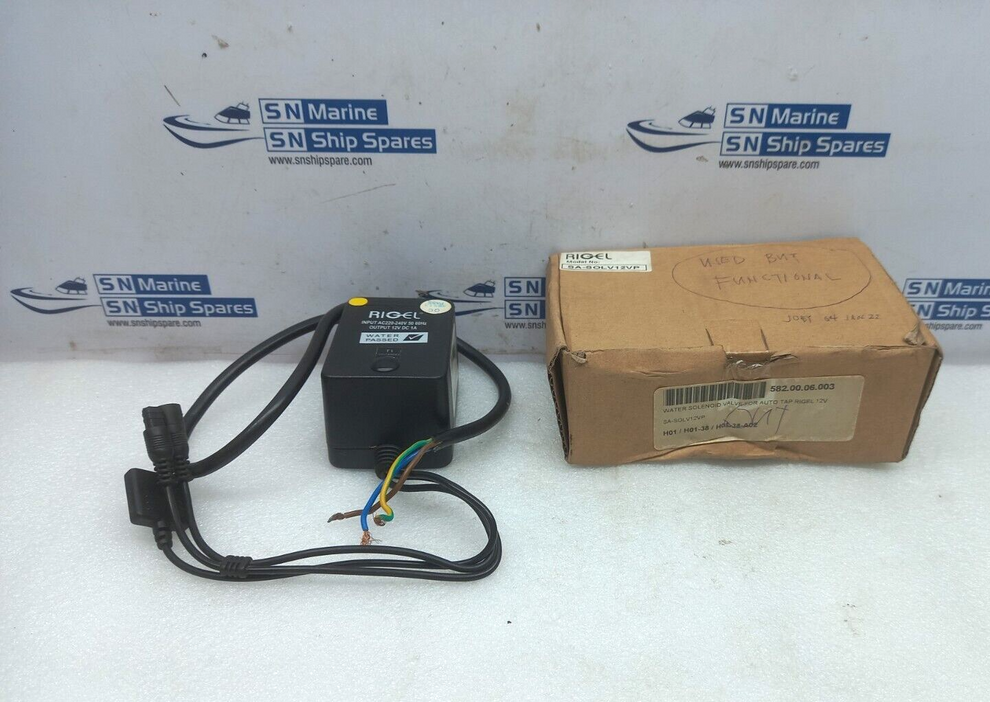 Rigel 002076 SA ST102DA (60S)(N) Water Solenoid Valve Adapter Input SA ...
