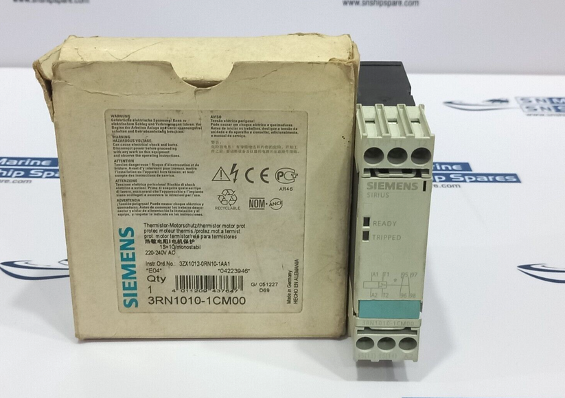 Siemens 3RN1010-1CM00 Thermistor Motor Protection Relay 220-240Vac – S ...