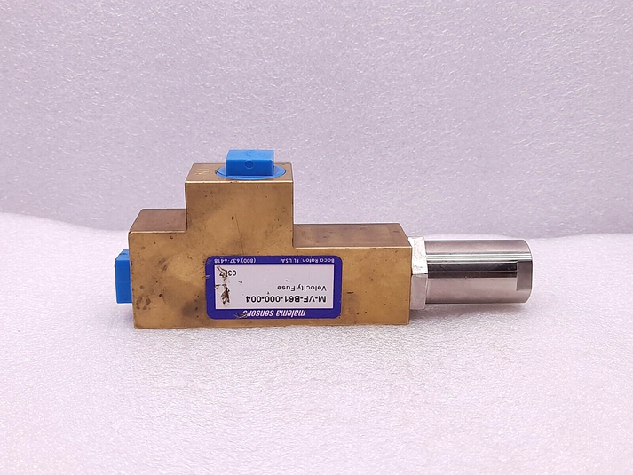 Malema Sensor M-VF-B61-0000-004 Velocity Fuse Safety Excess Flow Valve ...