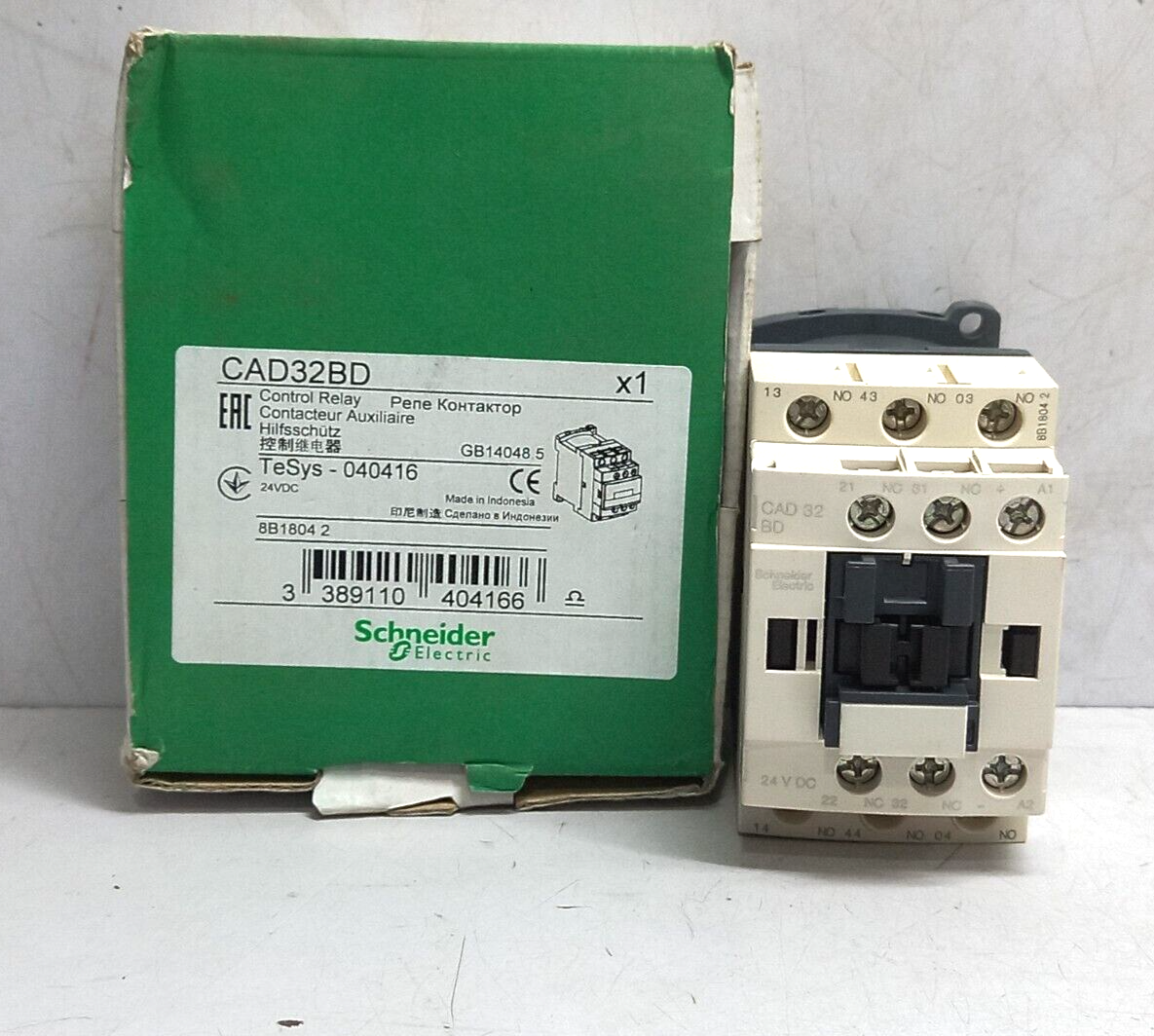 Schneider CAD32BD Control Relay 24VDC Telemecanique CAD 32 BD – S N Marine