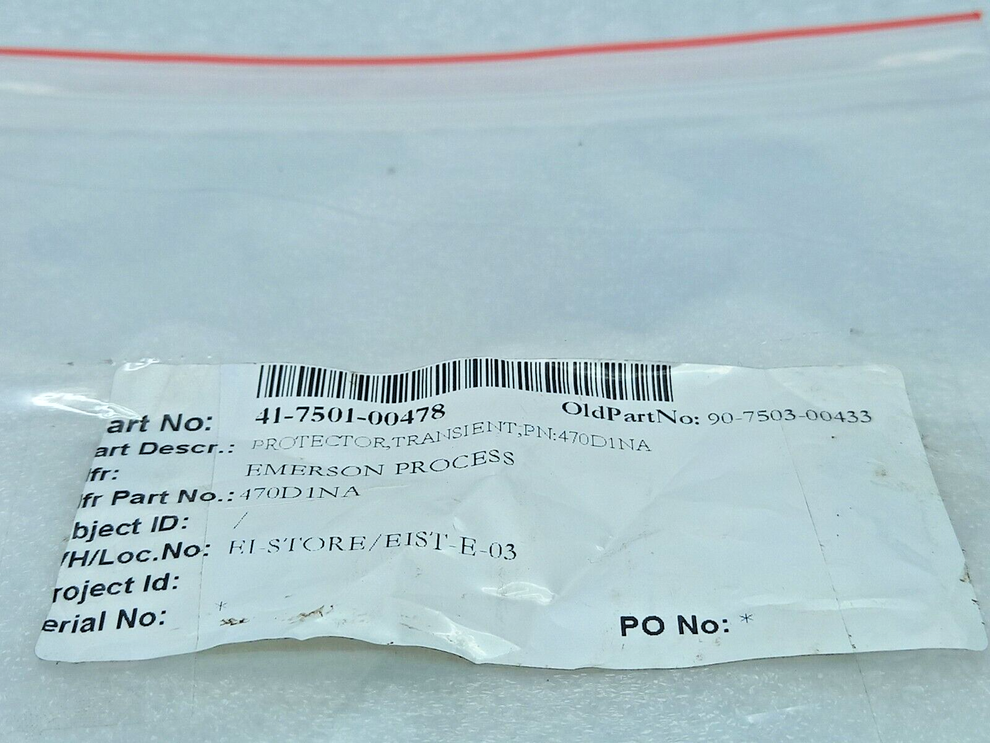 Rosemount 470D1NA Transient Protector 45VDC, 4-20mA, 2-Wire Emerson – S ...