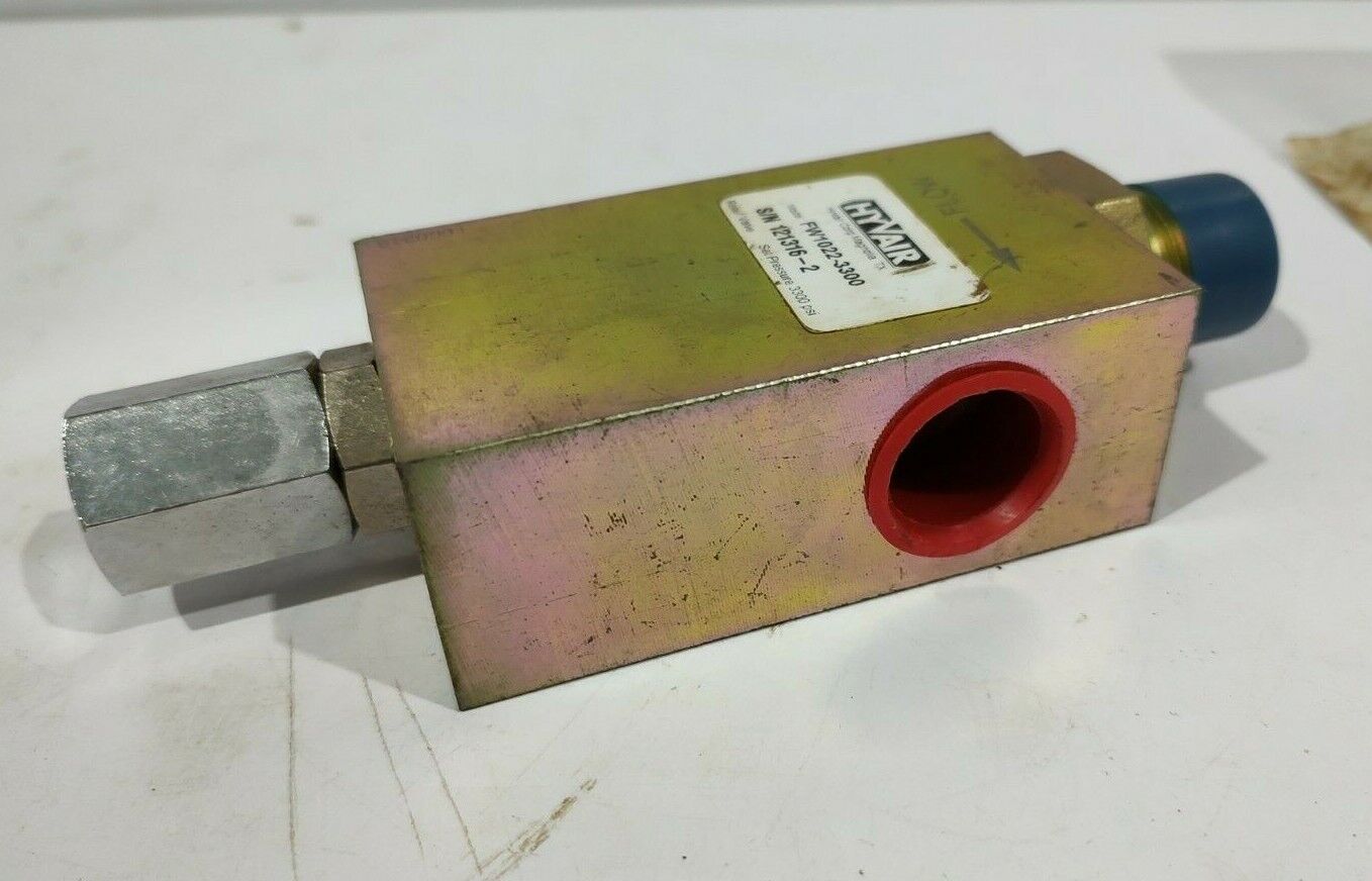 Hyvair FW1022-3300 Relief Valve Set Pressure 3300psi – S N Marine