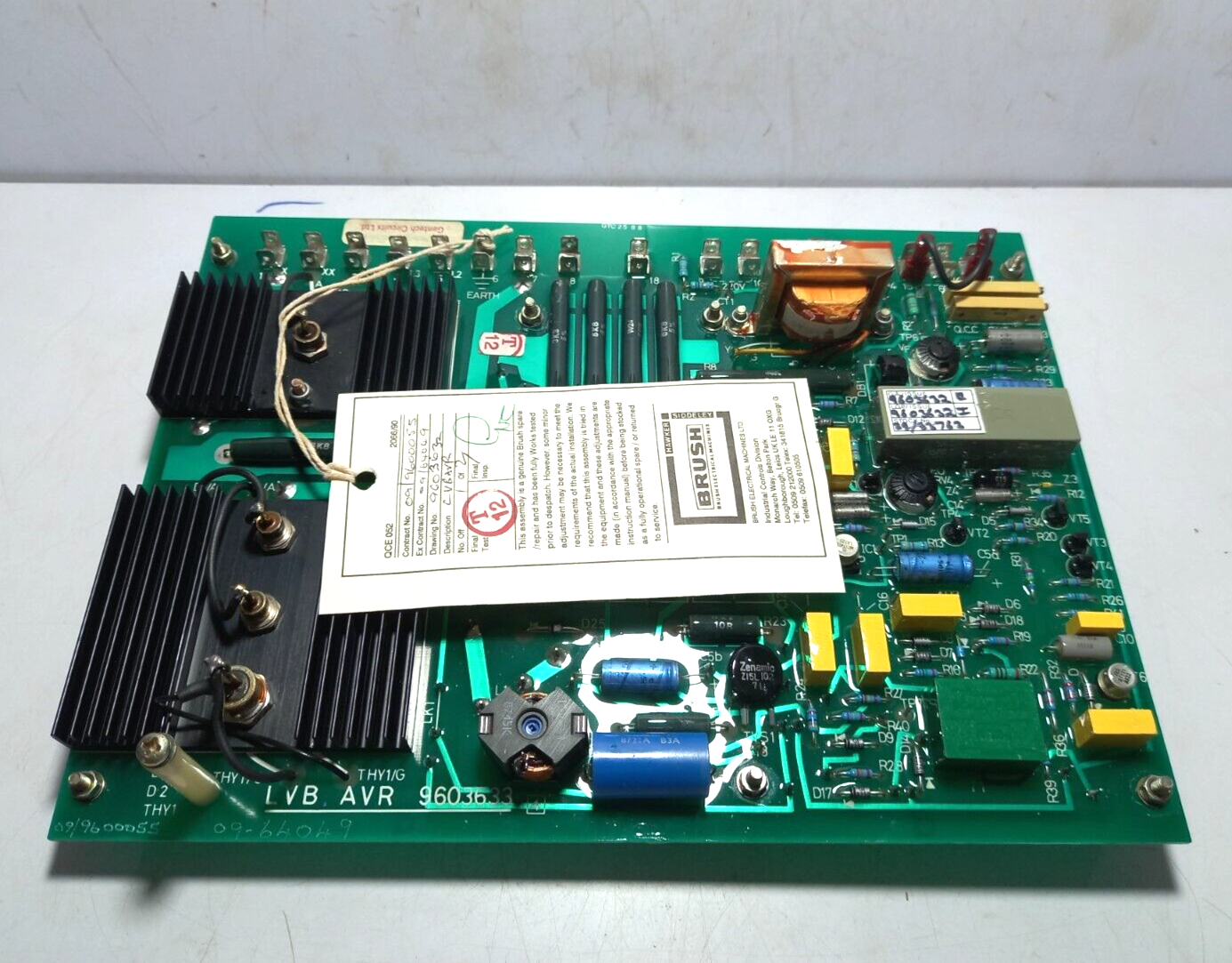 LVB AVR 9603633 4 Automatic Voltage Regulator PCB – S N Marine