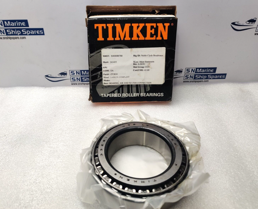 Timken 33281 /33462 99401 Air And Water Connection Tapered Roller Bear ...