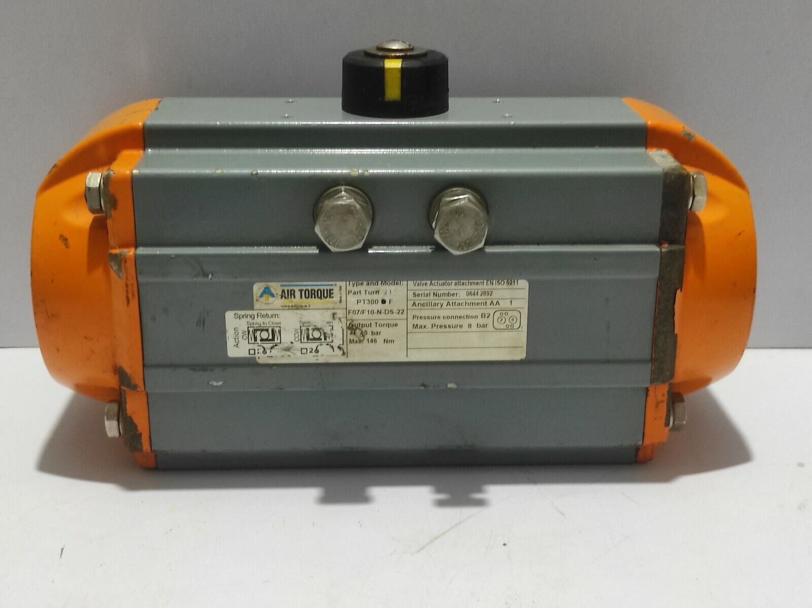 Air Torque PT300 F Pneumatic Actuator Part Turn S12 F07/F10-N-DS-22 – S ...