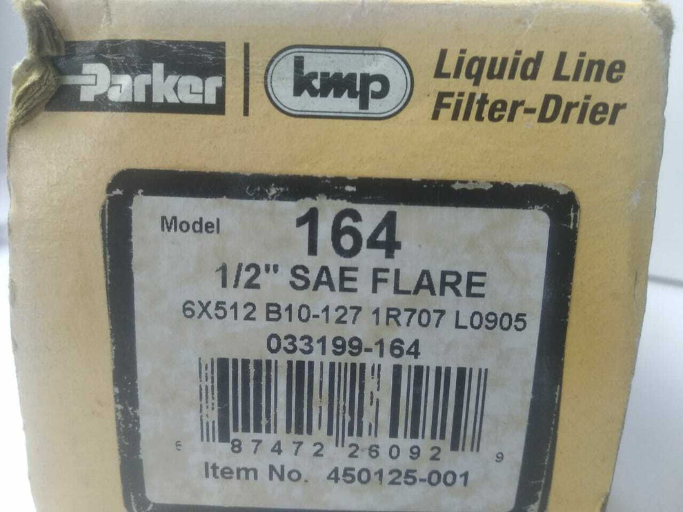 Parker KMP 164 Liquid Line Filter-Drier ½’ SAE FLARE – S N Marine