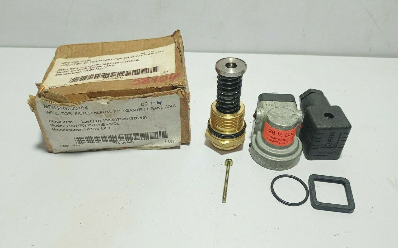 Hydralift 38104 Indicator Filter Alarm 28V 110V 240V – S N Marine