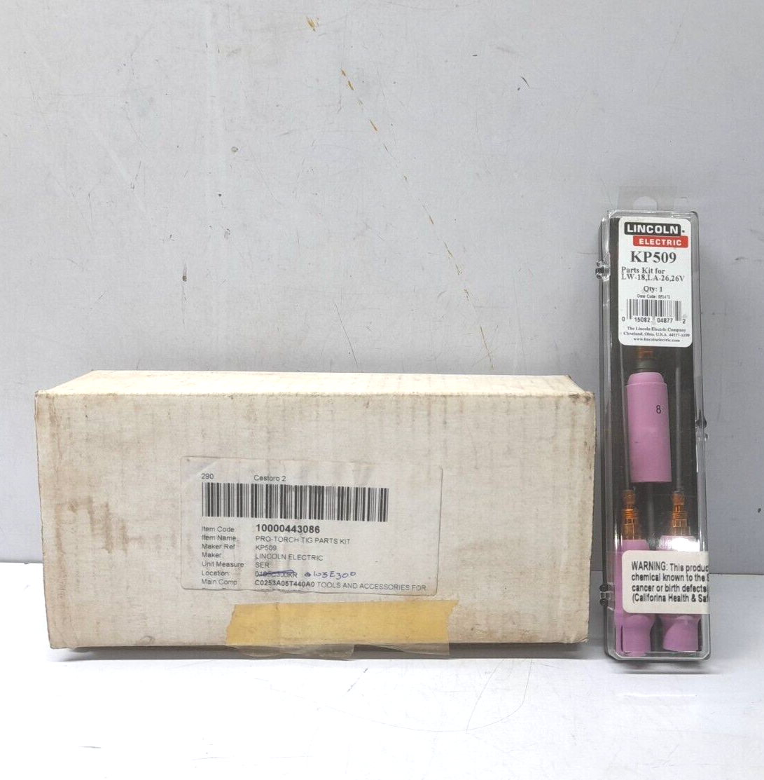 Lincoln Electric KP509 Pro-Torch TIG Parts Kit For LW-18, LA-26, 26V ...