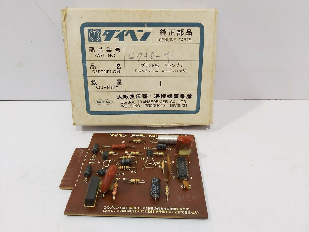 OSAKA TRANSFORMER WELDING PRODUCTS OTC E748G PCB – S N Marine