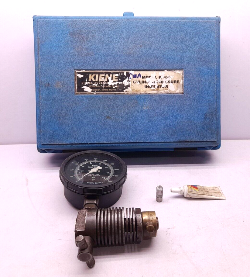 Kiene Diesel K-100 Cylinder Pressure Indicator Pat No 2.280.411 0-140 ...