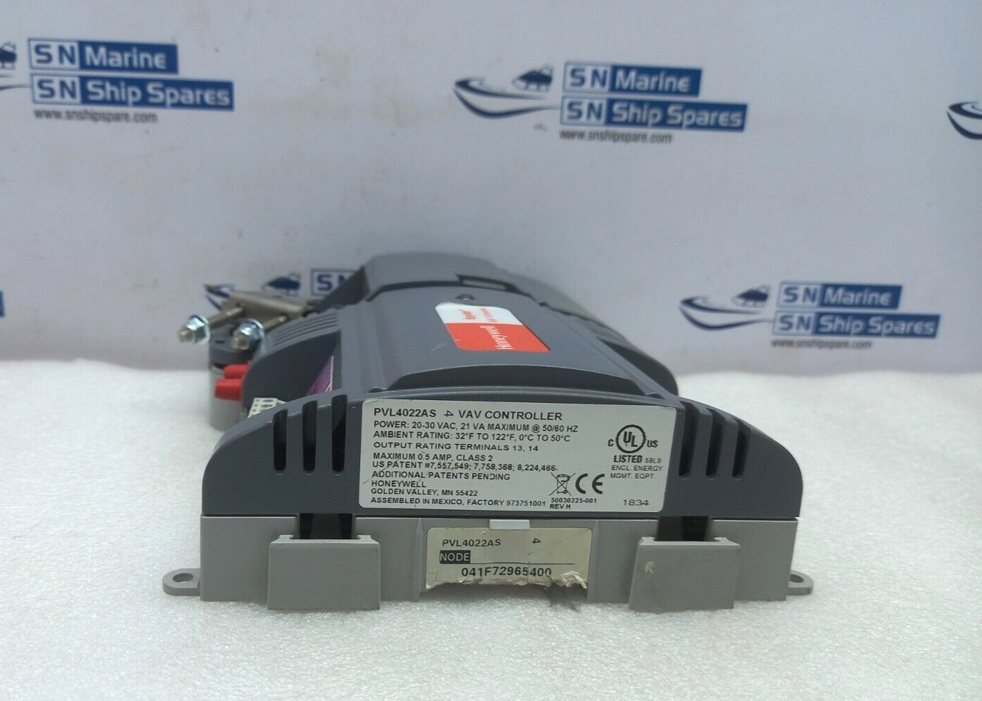 Honeywell Spyder PVL4022AS VAV Controller Rev H 20-30Vac 21VA 50/60Hz ...